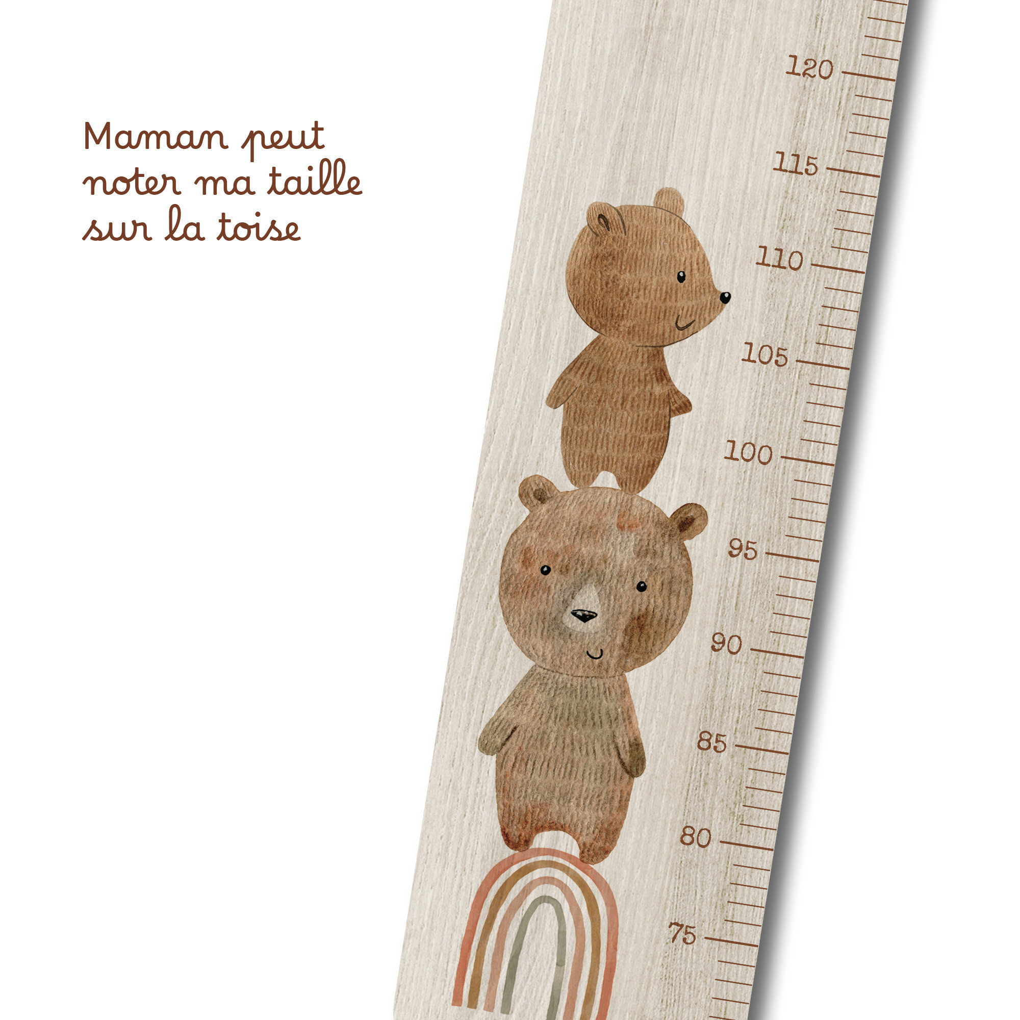 Toise Petit Ours Toise mesurer son enfant