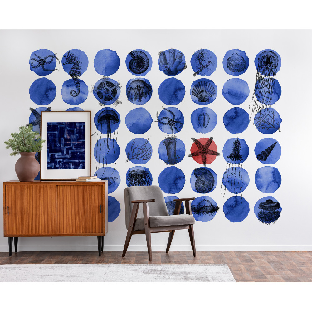Papier peint panoramique Sea Star XL par Lé Papiers de Ninon - Décor marin