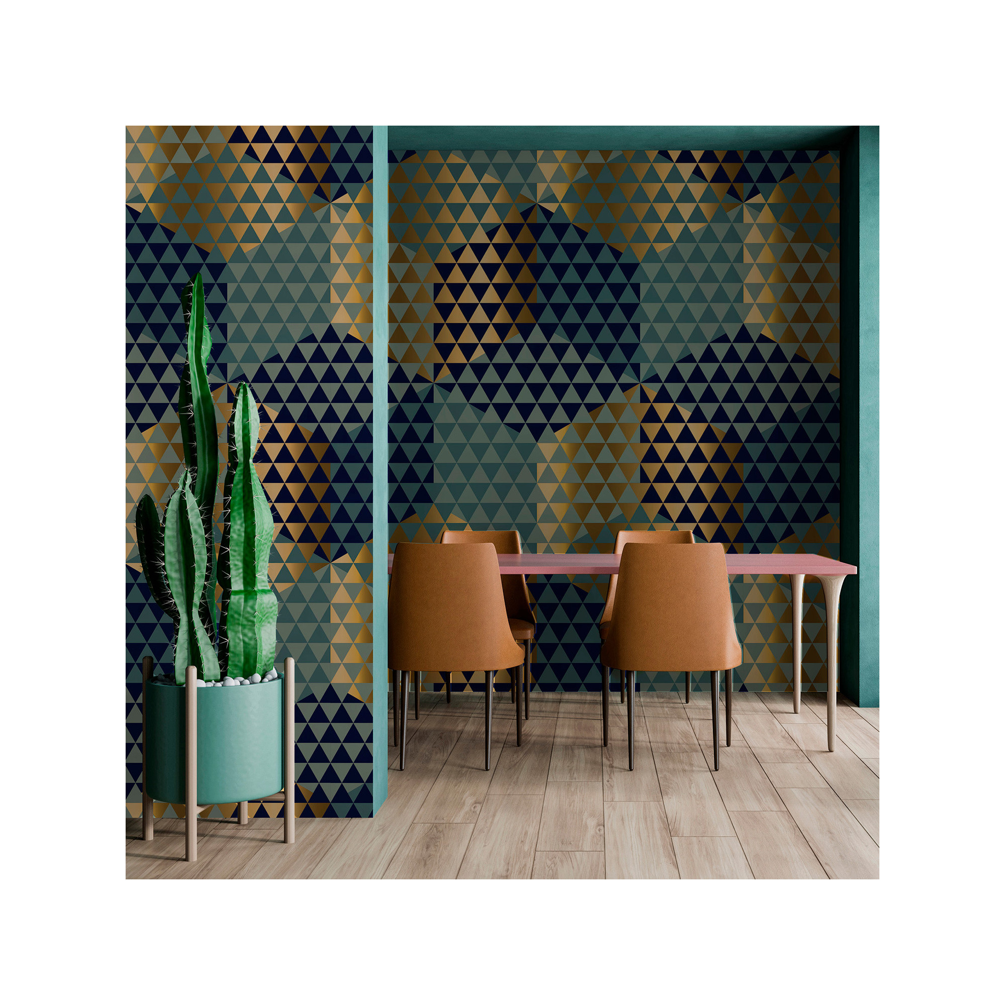 Papier peint panoramique Graphic Chic XL par Lé Papiers de Ninon