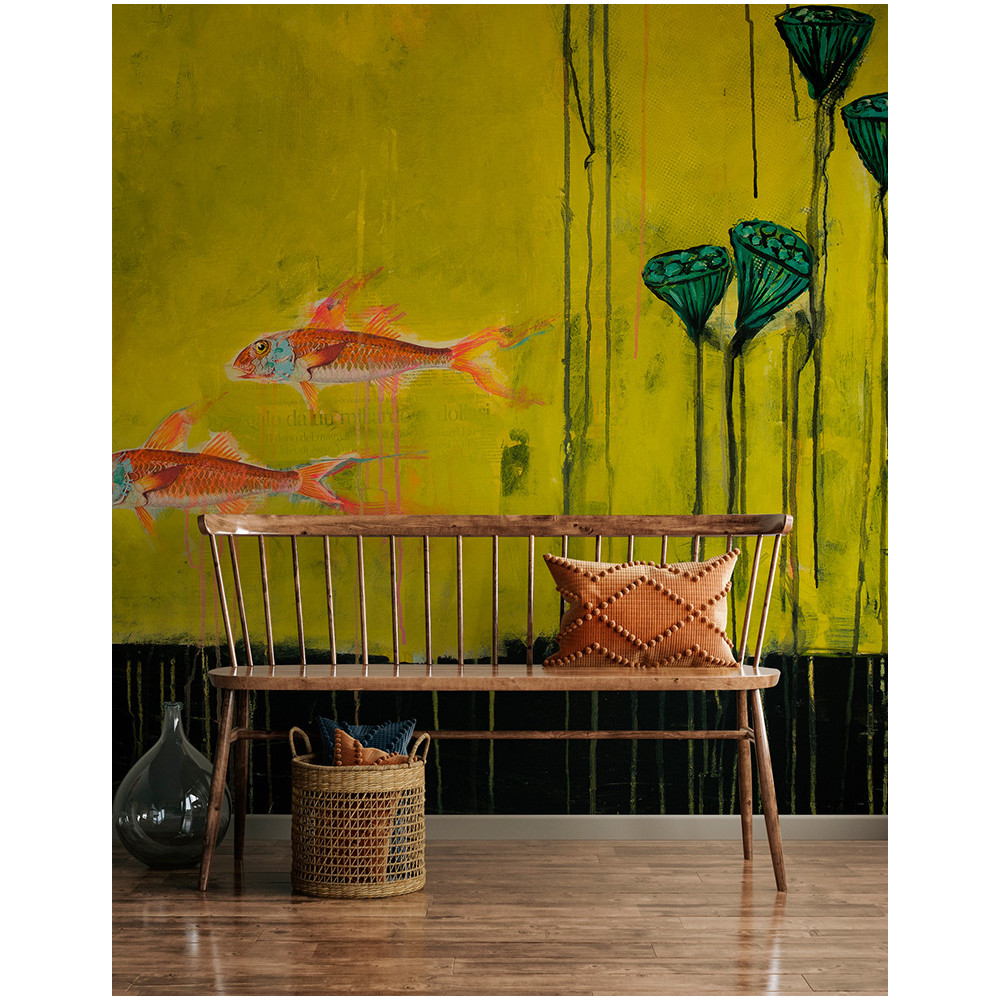 Papier peint panoramique Deep Sea par Lé Papiers de Ninon - Élégance marine